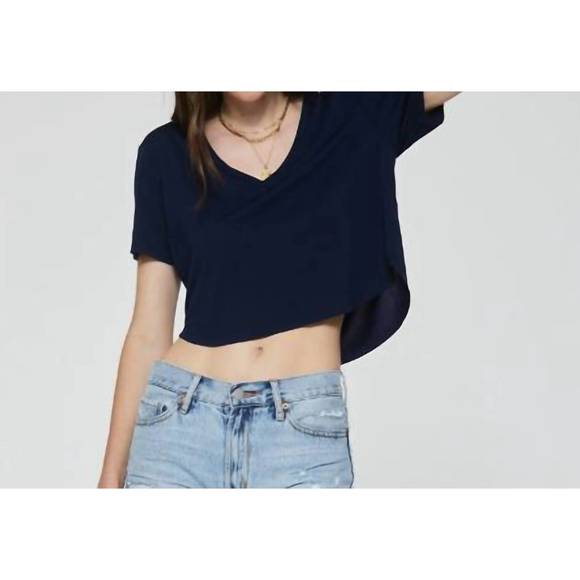 Another Love | Tops | New Another Love Megan Seam Crop Top In Eclipse | Poshmark